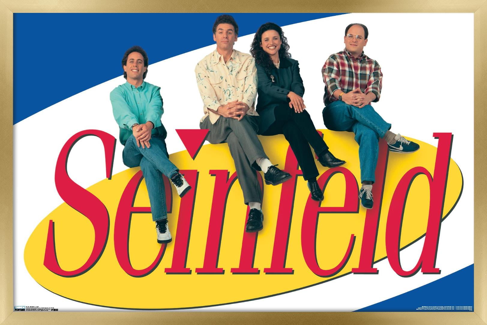 Seinfeld - Logo Wall Poster, 14.725" x 22.375", Framed - Walmart.com