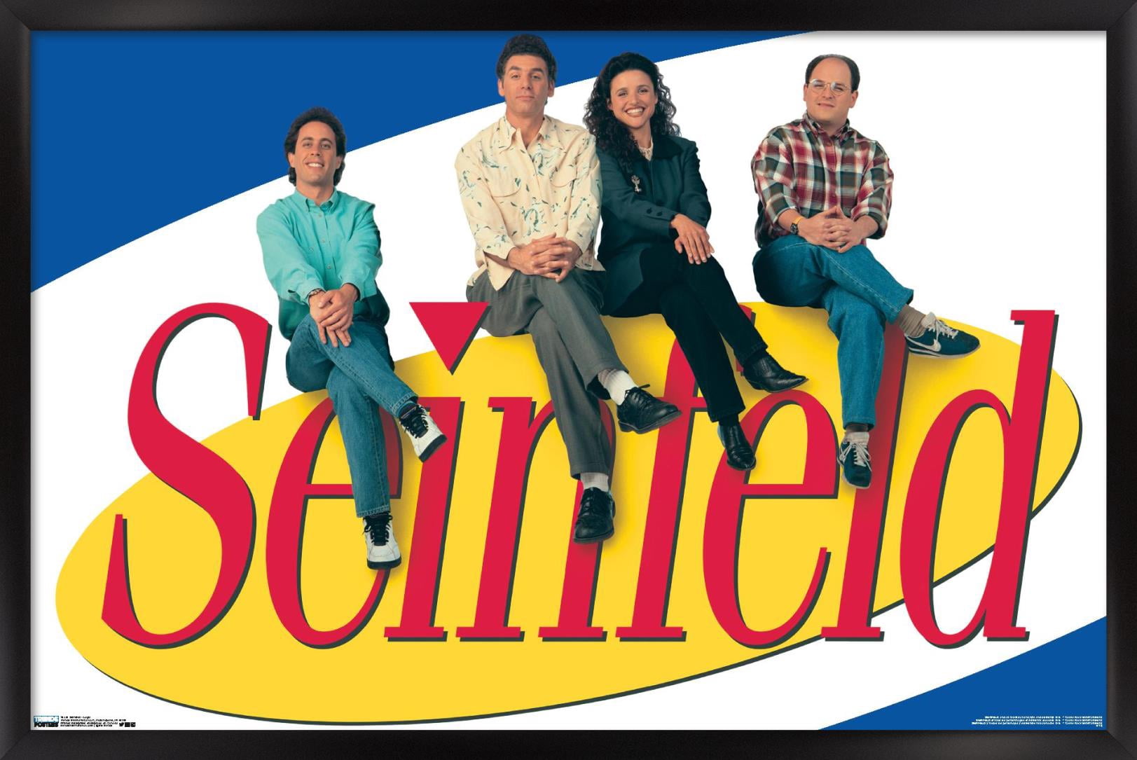 Seinfeld - Logo Wall Poster, 22.375" x 34", Framed - Walmart.com