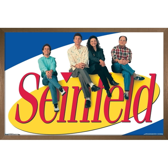 Seinfeld - Logo Wall Poster, 22.375" x 34", Framed - Walmart.com
