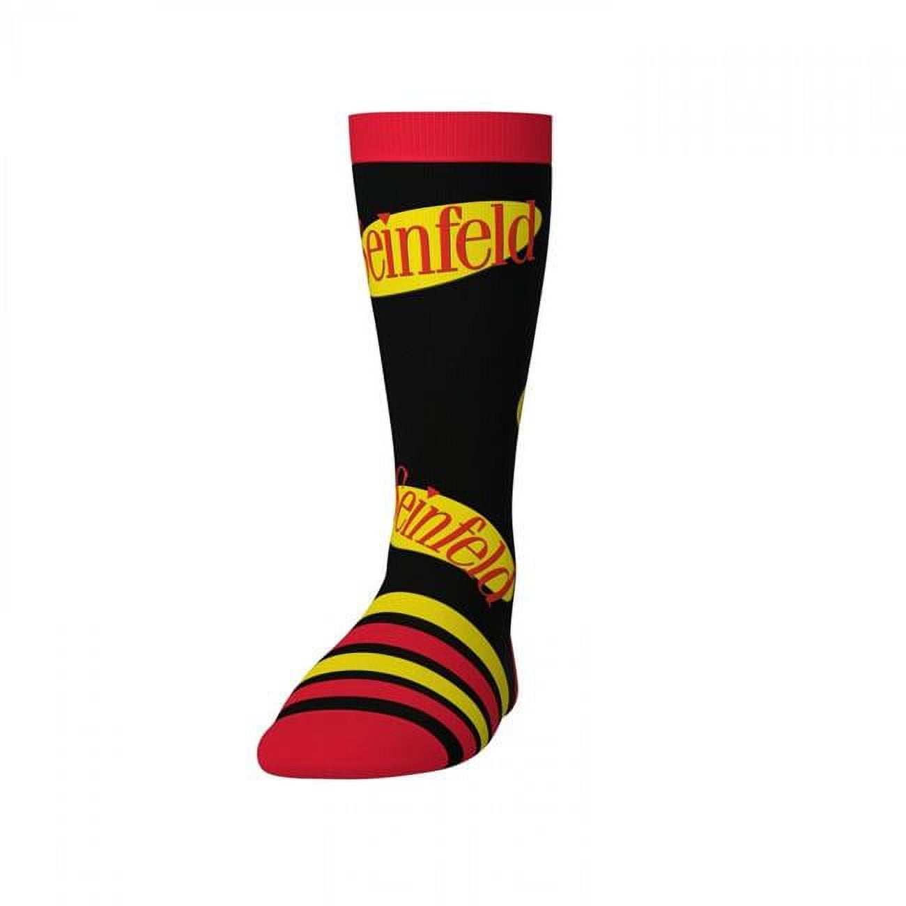 Seinfeld Logo and Pattern Style Swag Socks - Walmart.com