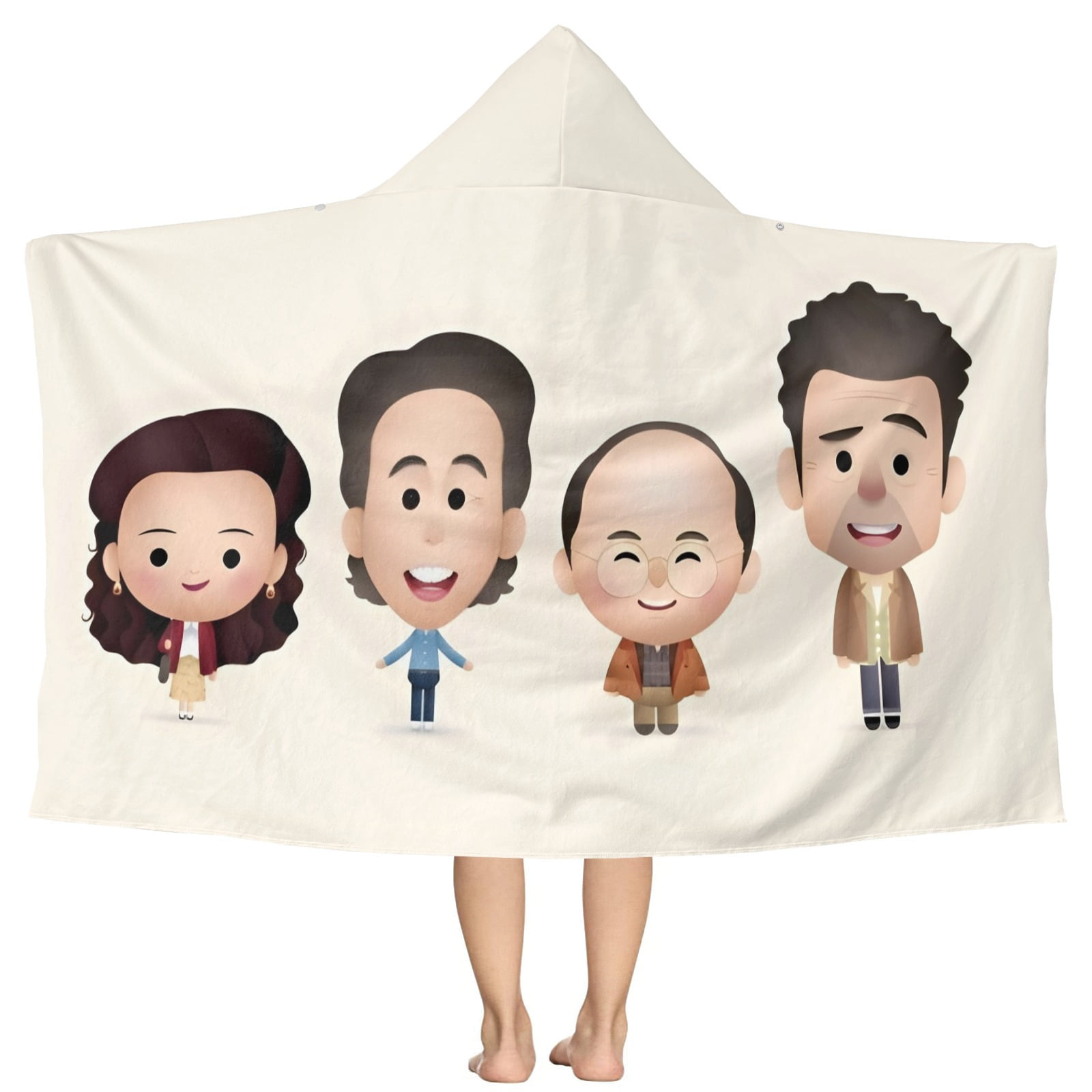 Seinfeld Pattern Beach Poncho - Microfiber - Towel - Kids Lightweight ...