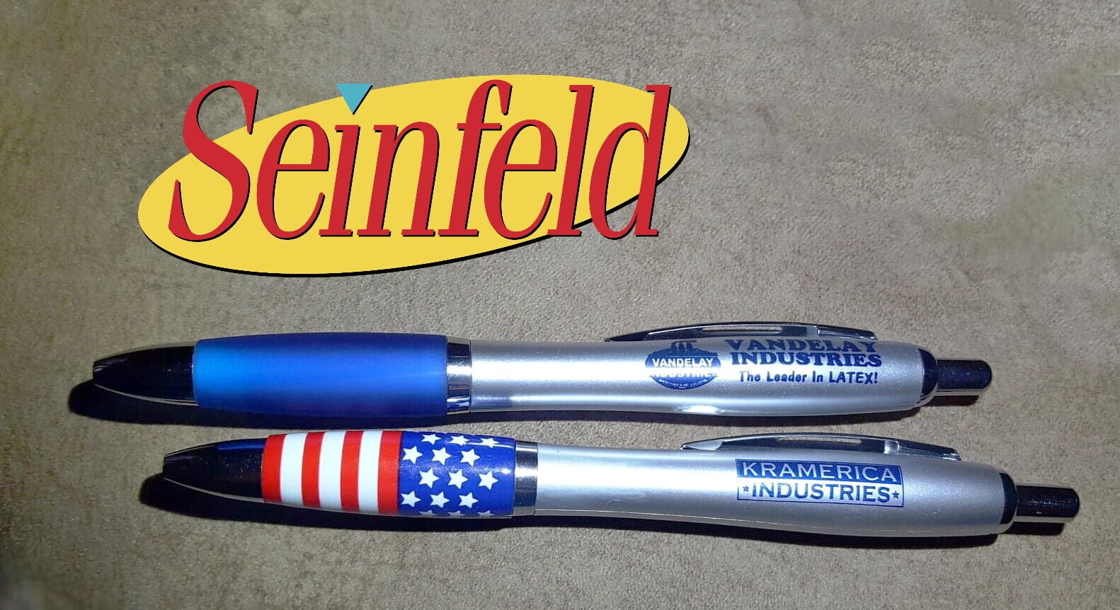 Seinfeld Pen Gift Set, Vandelay Industries and Kramerica, Black Ink ...