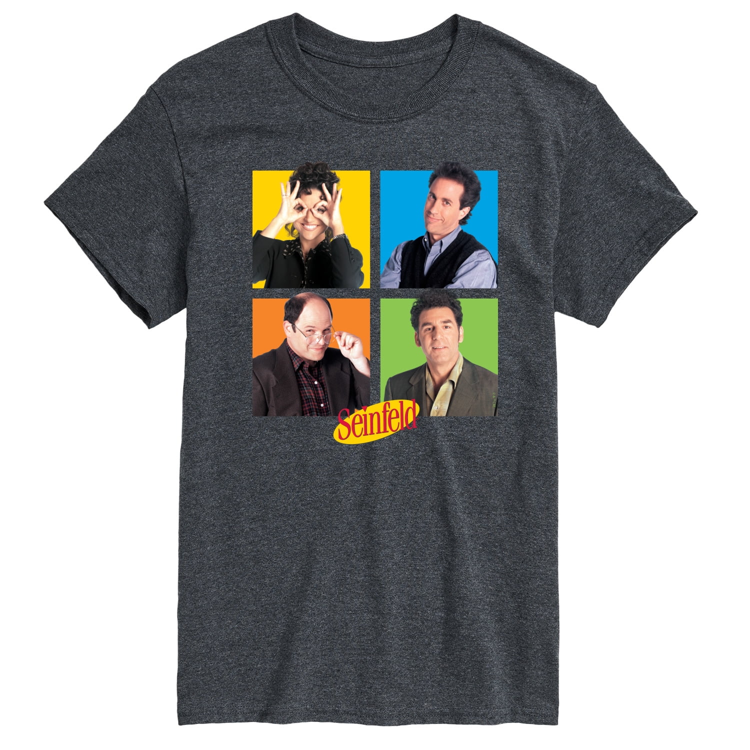 Seinfeld - Seinfeld Character Grid - Men's Short Sleeve Graphic T-Shirt ...
