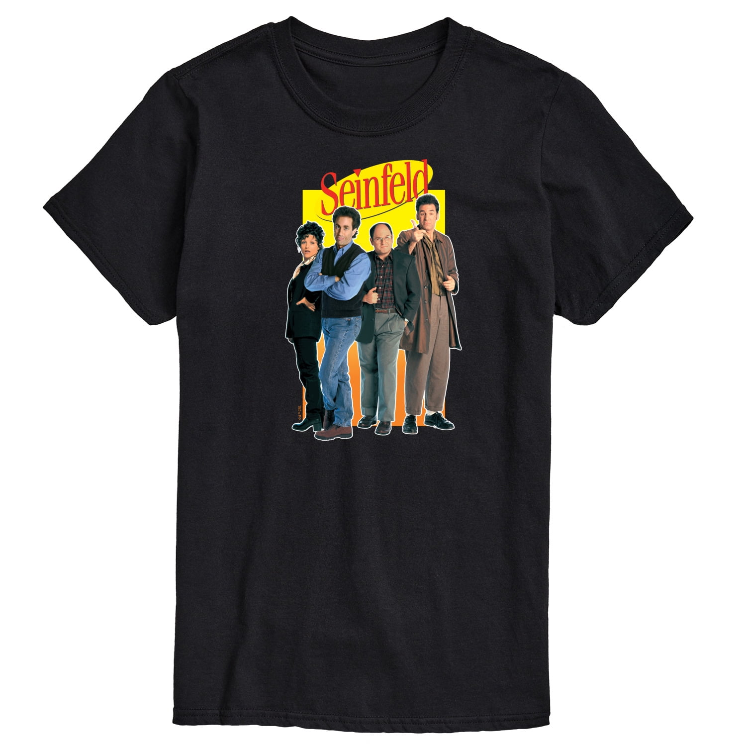 Seinfeld - Seinfeld Group Photo - Men's Short Sleeve Graphic T-Shirt ...