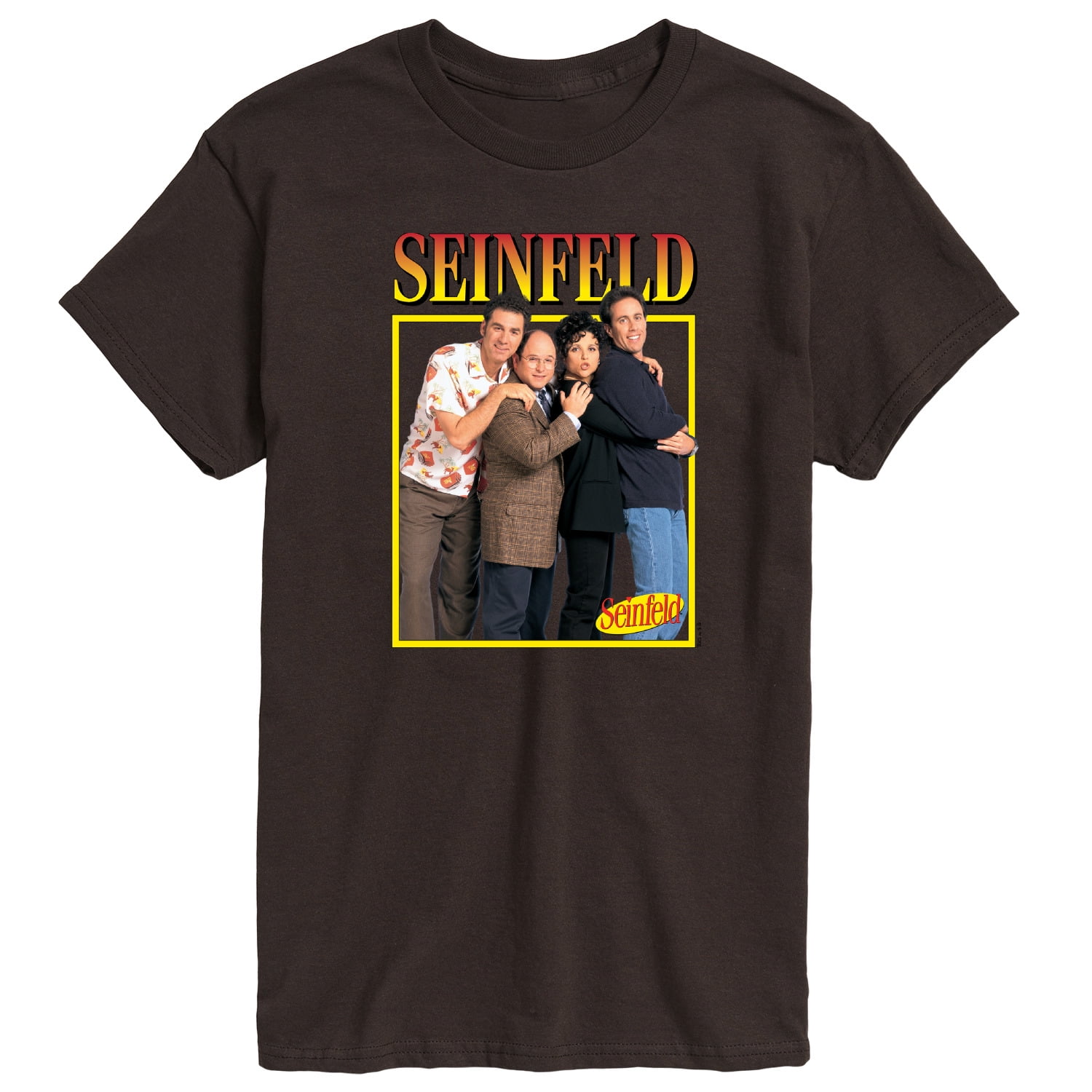 Seinfeld - Seinfeld Group Square - Men's Short Sleeve Graphic T-Shirt ...