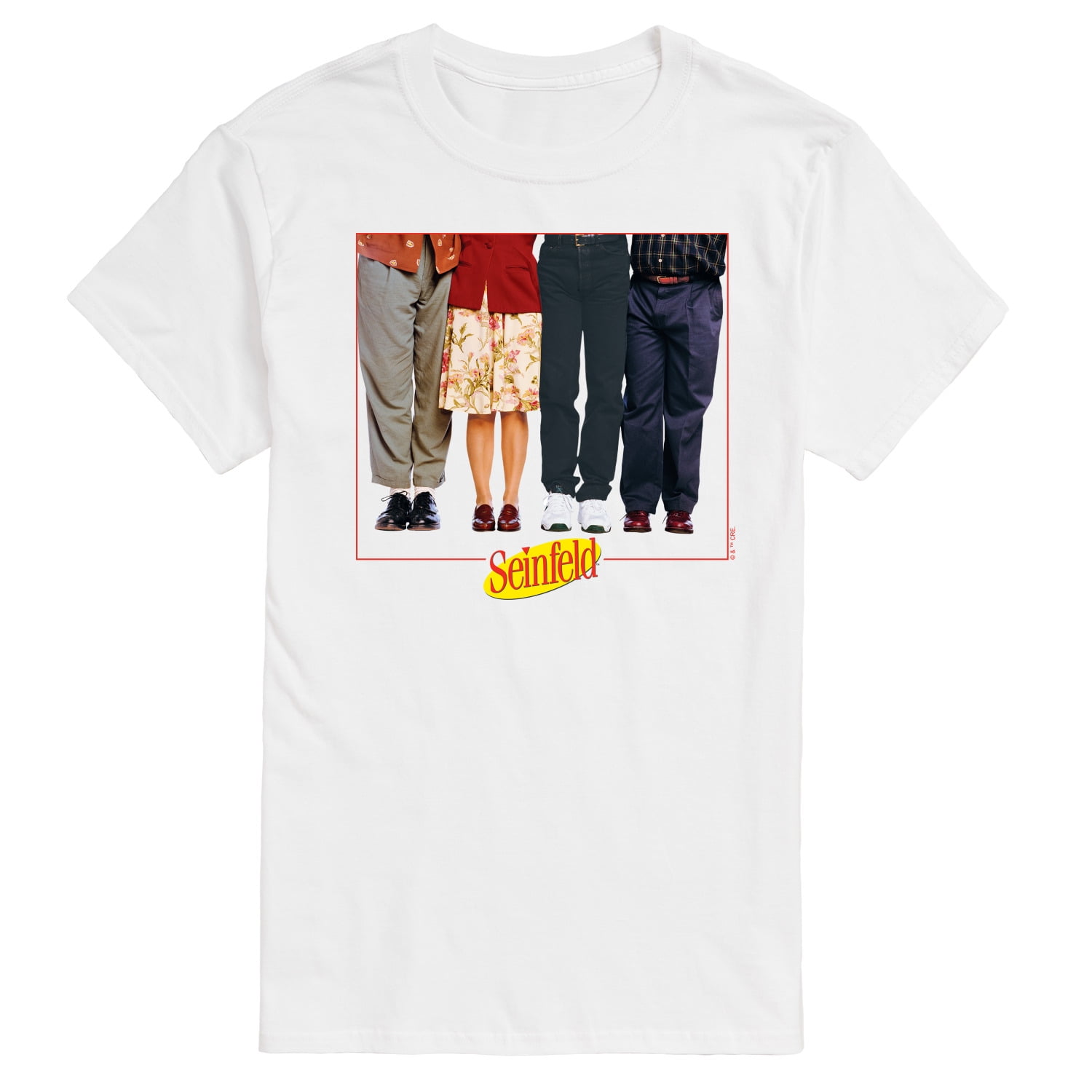 Seinfeld - Seinfeld Legs - Men's Short Sleeve Graphic T-Shirt - Walmart.com