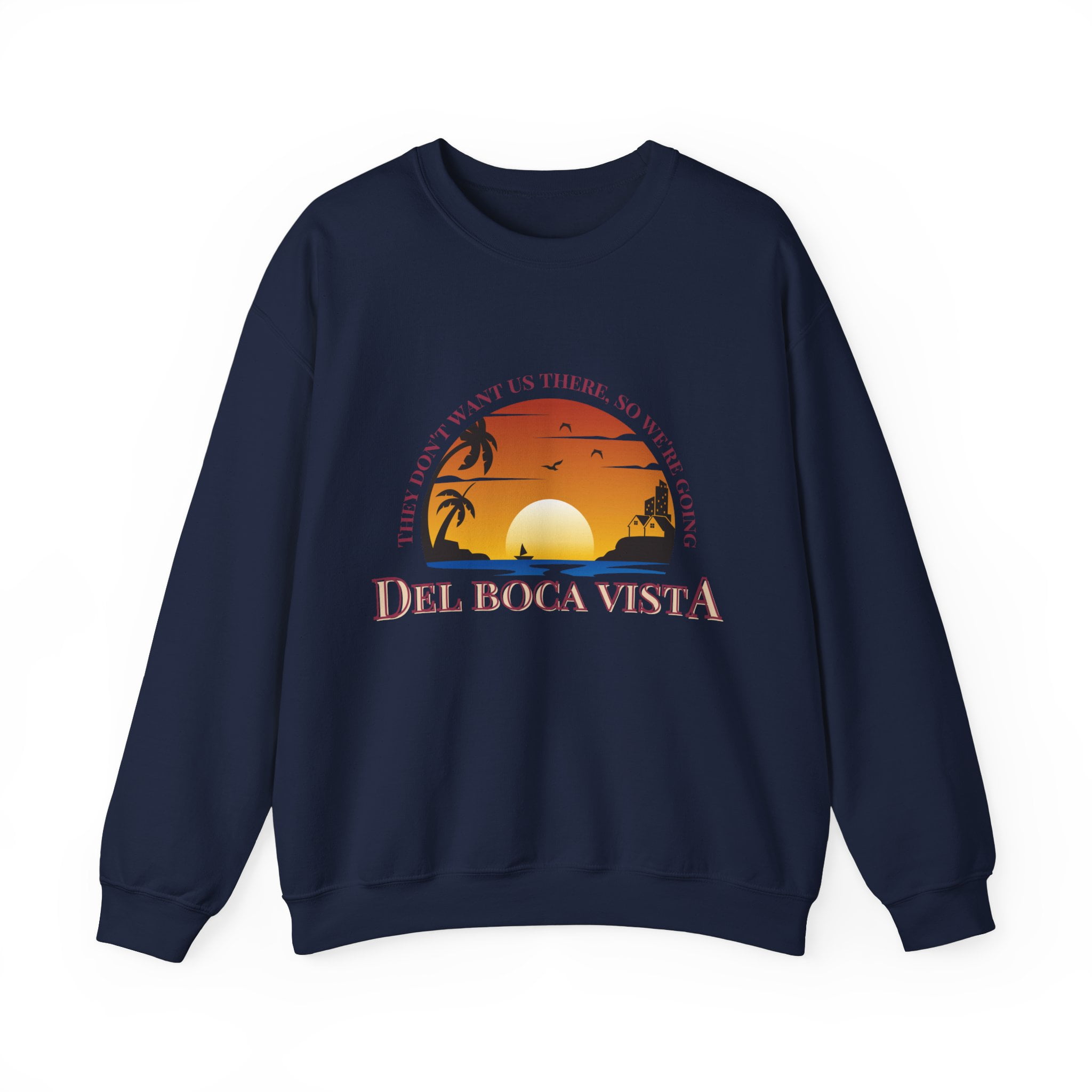 Seinfeld Sweater, Del Boca Vista Sweatshirt, Gildan 18000 - Walmart.com