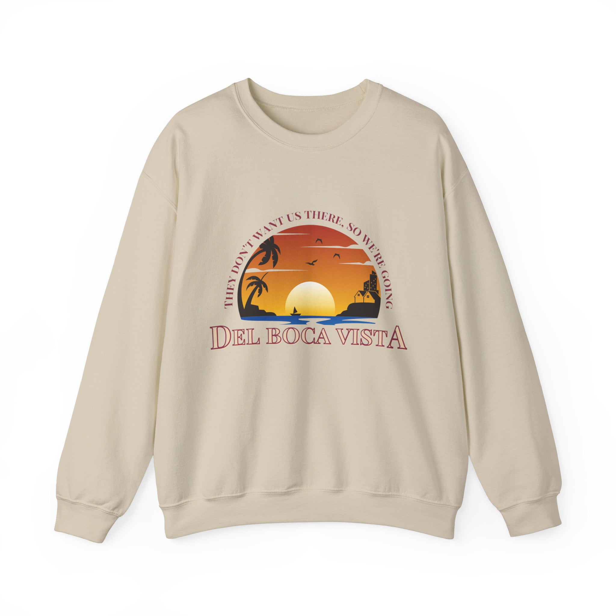 Seinfeld Sweater, Del Boca Vista Sweatshirt, Gildan 18000 - Walmart.com