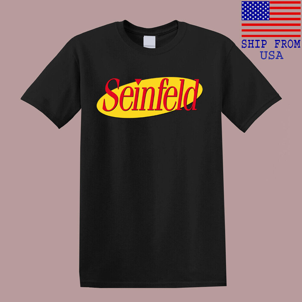 Seinfeld TV Show Retro Classic 90's Men's Black T-Shirt Size S-4XL ...