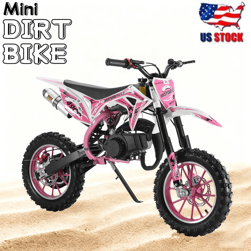 Seipouy 49cc 2-Stroke Kids Dirt Bike, Mini Kid Dirt Bike, Kids ...