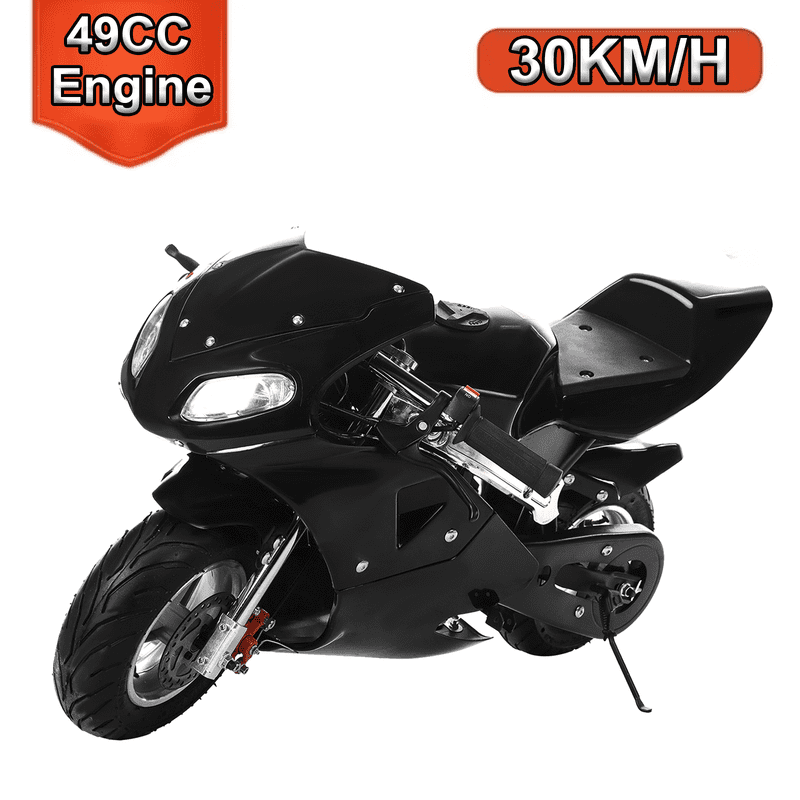 Seipouy Dirt Bike, 49cc Kids Dirt Bike Gas Powered with 2-Stroke Engine ...