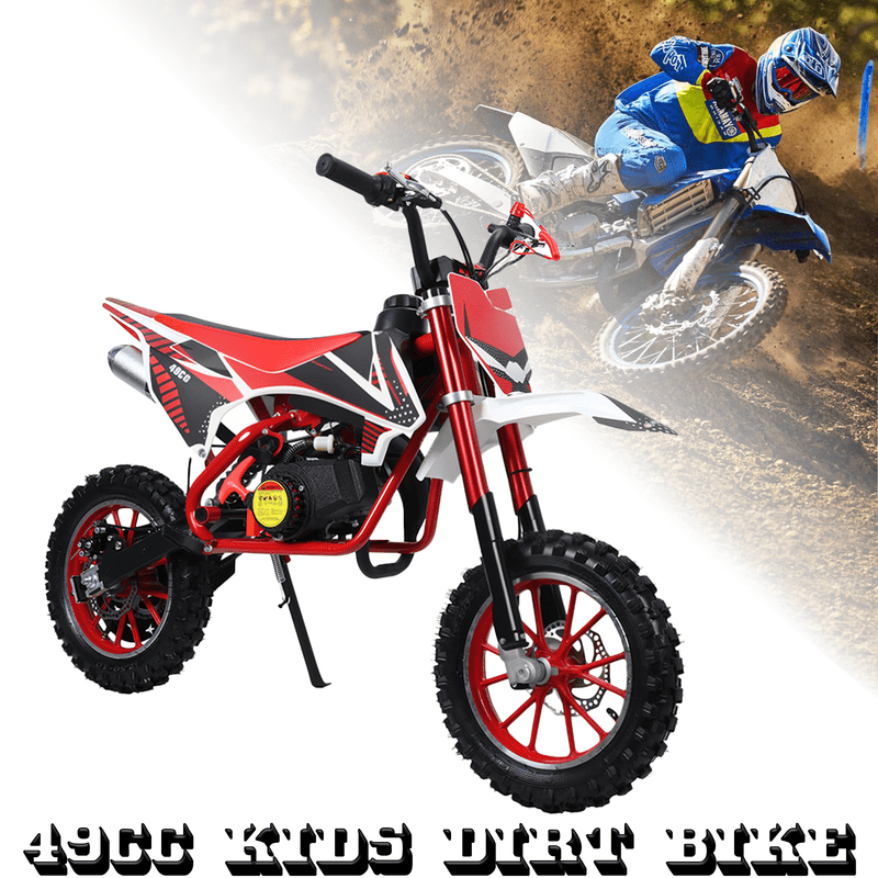 Seipouy Pro-Version 49cc Kids Dirt Bike for Kid and Adluts| Kids Gift | Off-Road Tires | East to ...