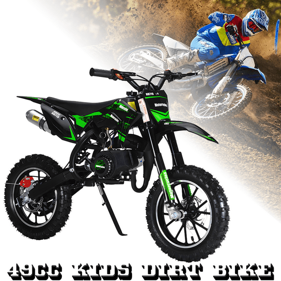 Seipouy Pro-Version 49cc Kids Dirt Bike for Kid and Adluts| Kids Gift | Off-Road Tires | East to ...