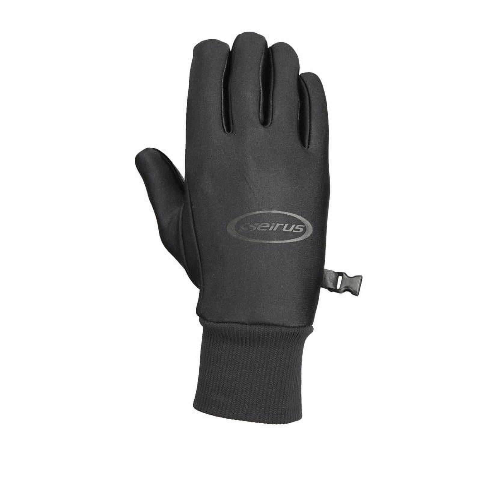 Seirus All Weather L Weathershield Form Fit Black Cold Weather Gloves ...