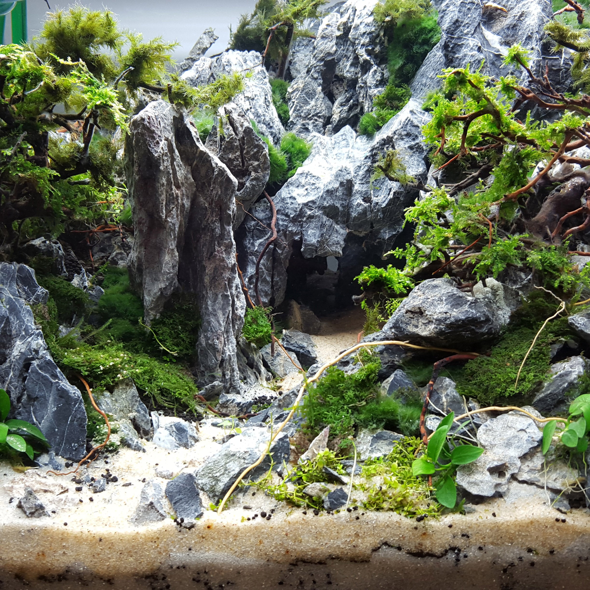Seiryu Smoky Mountain Stone - 10 Lbs Mix Size Kit of Medium and Small ...