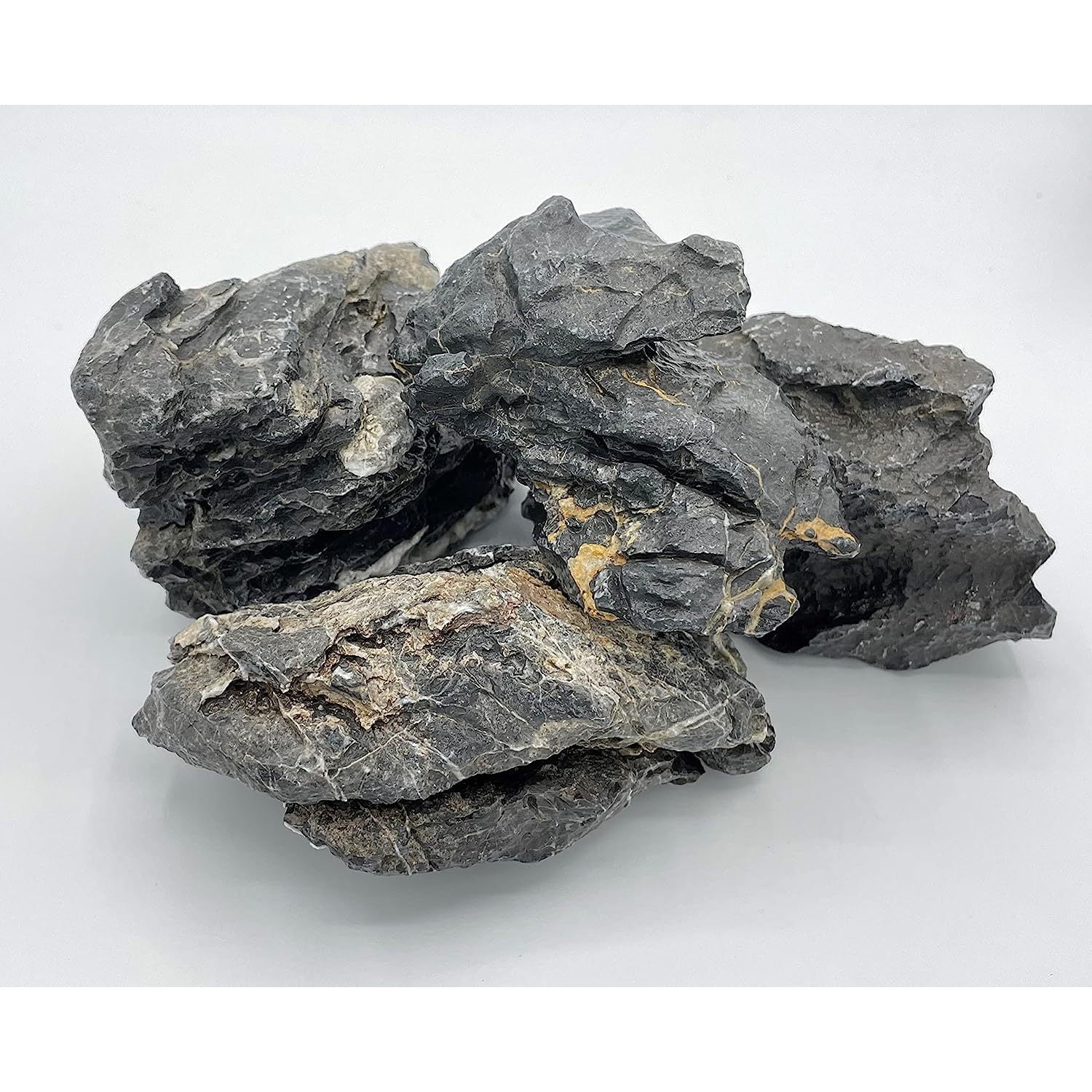 Seiryu Stone Aquarium Decoration Aquascaping Rock (Small, 5 lbs ...