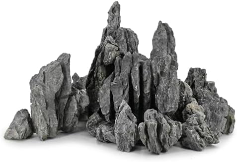 Seiryu Stone Aquarium Rocks 40lb Natural Fish Tank Rocks for ...