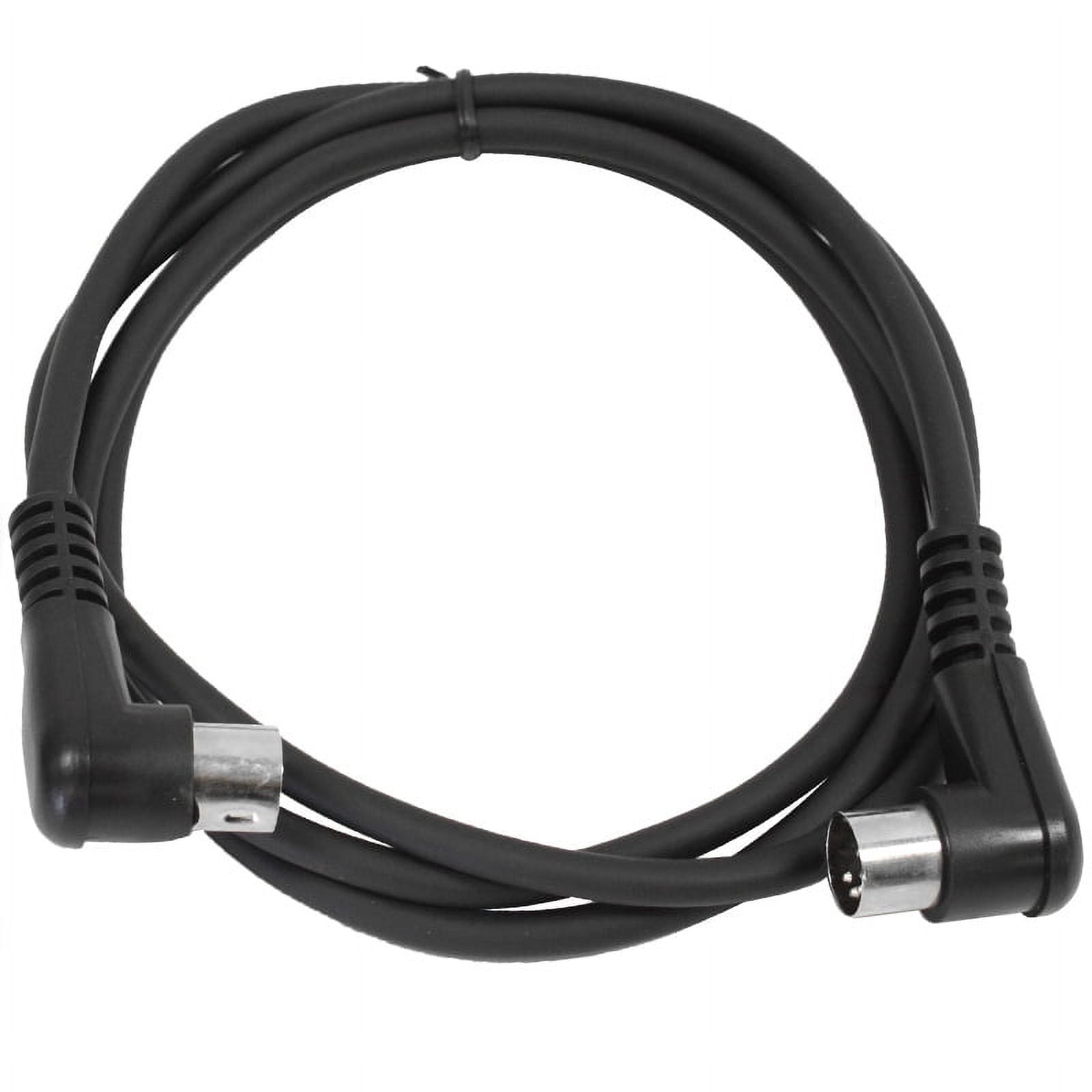 Seismic Audio - 5 Foot Right Angle MIDI to MIDI Data Cable - 5' MIDI ...