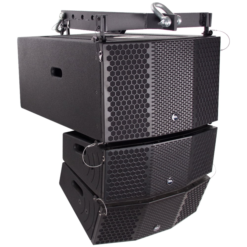 Seismic Audio Compact Line Array Package - 3x10 Subwoofer, Pair of 2x5 ...