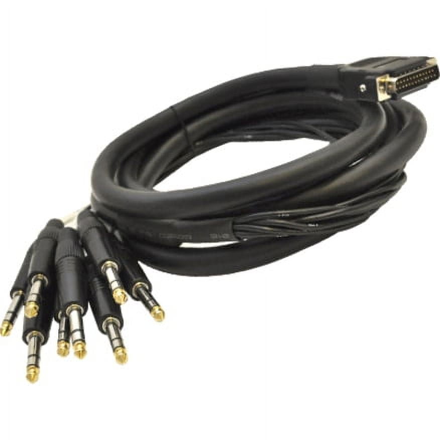 Seismic Audio DB25 to 8 Channel 1/4" TRS 8 Foot D-Sub Snake Cable Patch ...