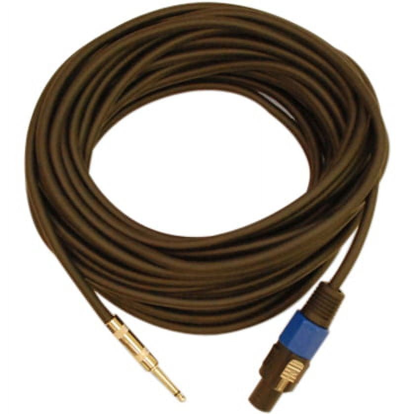 Seismic Audio New 50' Foot Speakon to 1/4" PA DJ SPEAKER CABLE Black ...