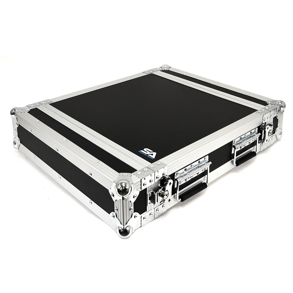 Seismic Audio - SA-PTR-2U - 2 Space Pro Audio DJ Road Rack Case - Pro ...