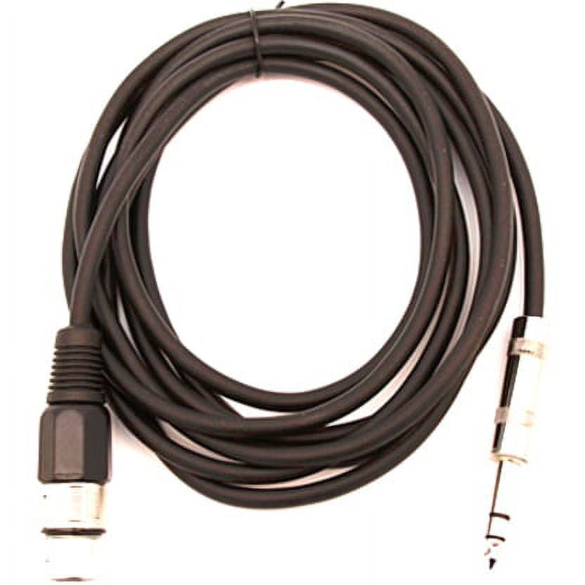 Seismic Audio SATRXL-F6, Black 6' XLR Female to TRS Patch Cable ...