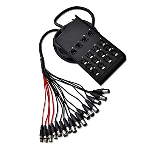 Seismic Audio Speakers 12 Channel Low Profile XLR Send Sub Snake Cable ...