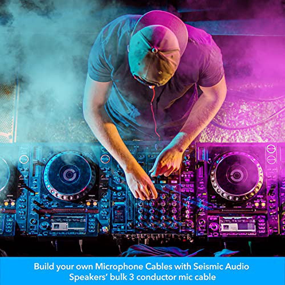 Seismic Audio Speakers Microphone Cable, Build Your Own Mic Cable ...