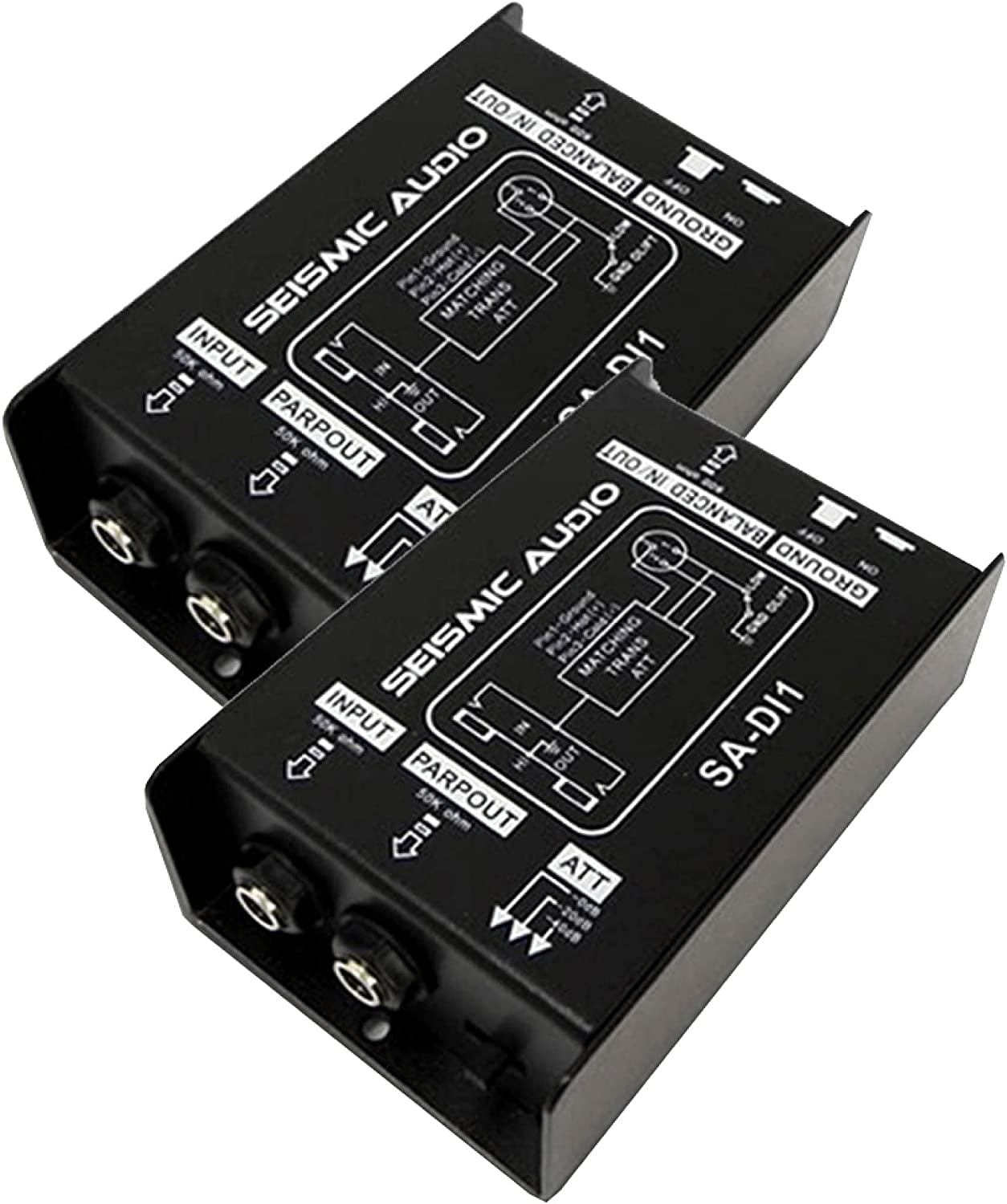 Seismic Audio Speakers Passive Direct Box with Ground Left and ...