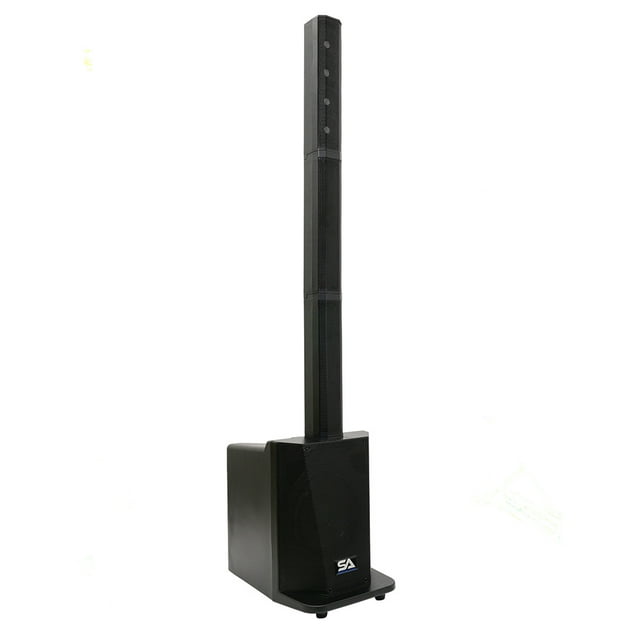 Seismic Audio DJ Powered Tower1 Professional Column Array Portable PA ...