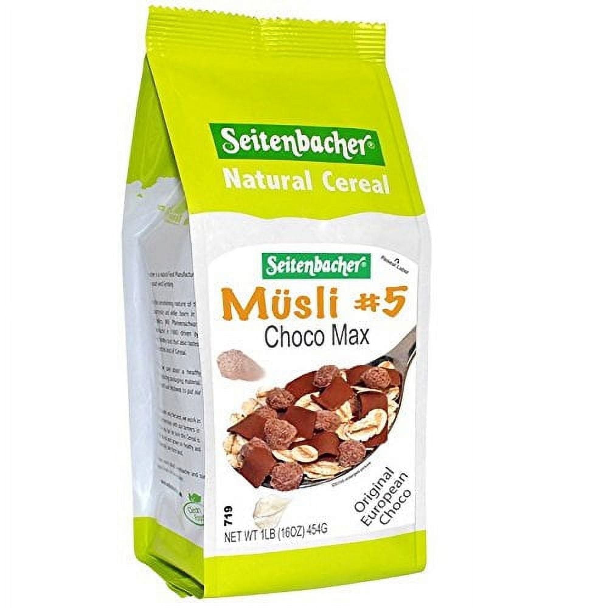Seitenbacher All Natural Cereal Musli #5 Choco Max - 1 lb - Walmart.com