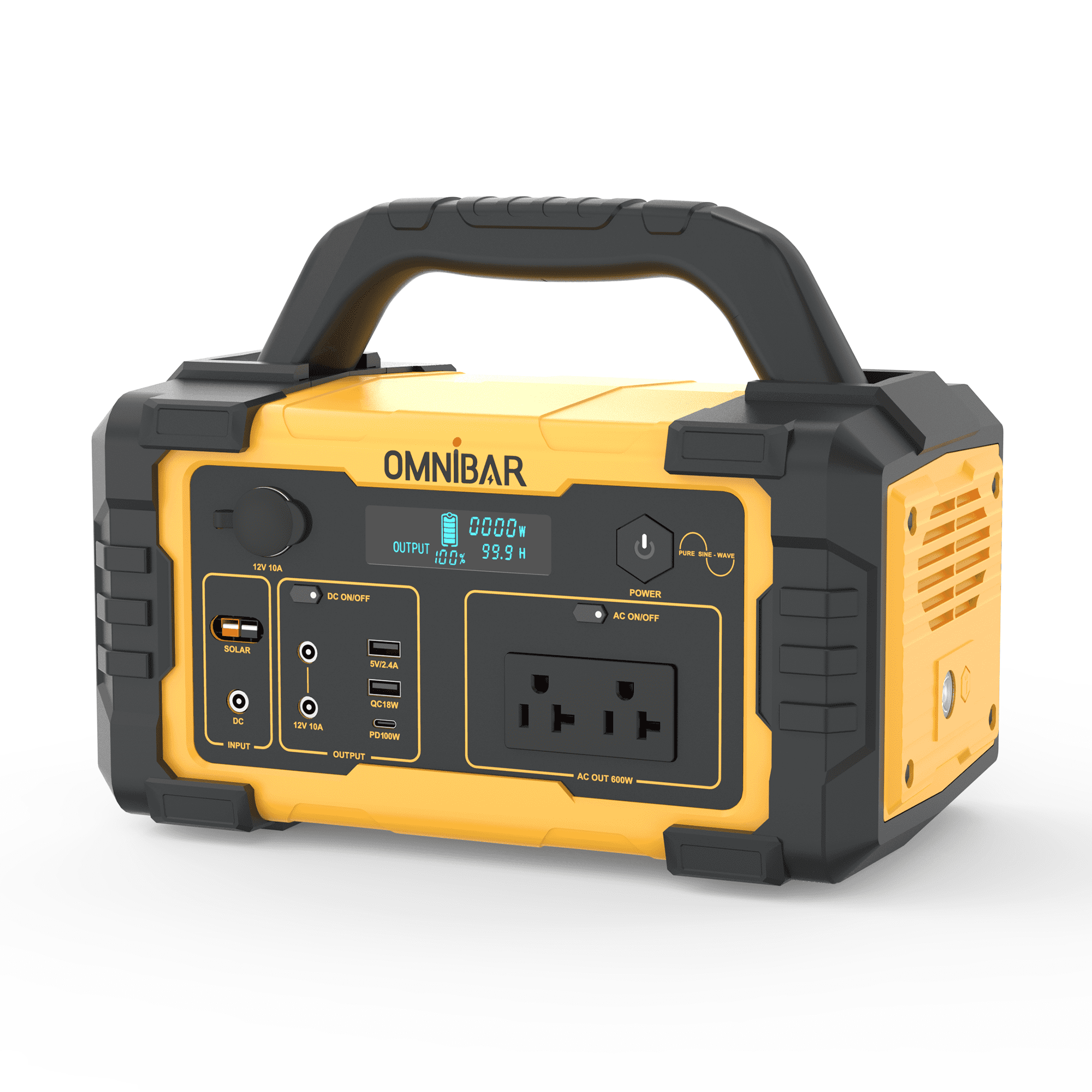 Seizeen 600W Portable Power Station with 200W Foldable Solar Panel, 655 ...