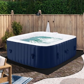 RELXTIME 4-6 Person Inflatable Hot Tub Pool Round Portable Outdoor Spa ...