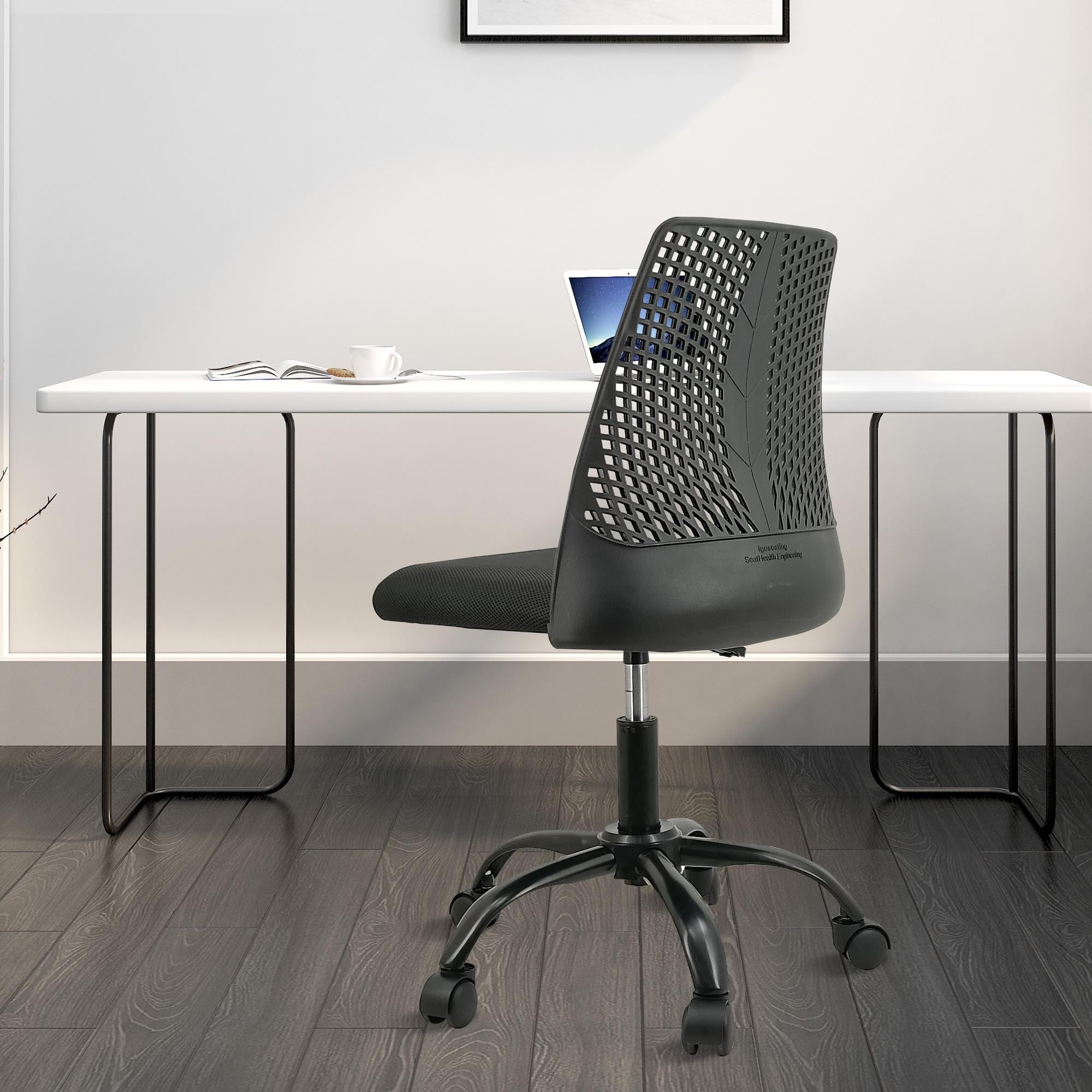 Seizeen Ergonomic Office Chair, Black Computer Chair for Home Bedroom ...