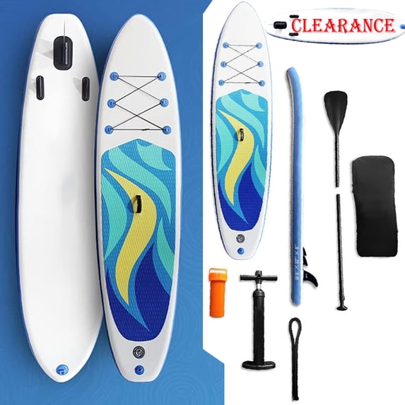 Seizeen 10.6FT SUP Set with Paddle, Pump & Backpack, Non-Slip, Max Load ...