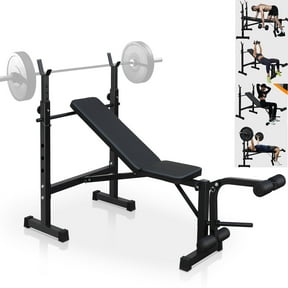 CAP Strength Standard Weight Bench with Leg Developer, 150lb upright ...
