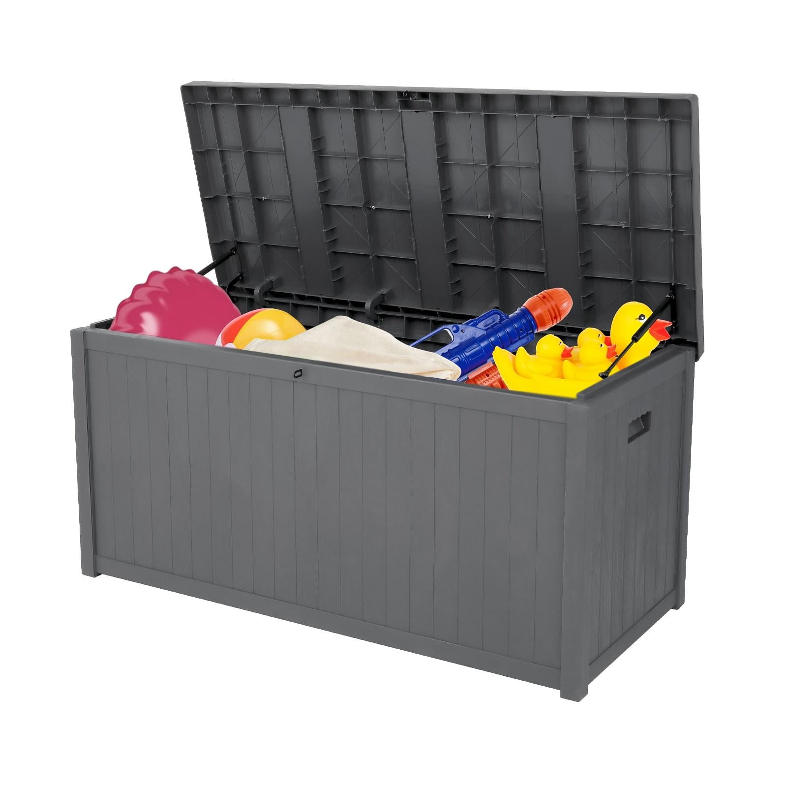 Seizeen Outdoor Storage Box, Waterproof Patio Deck Bin for Cushions ...