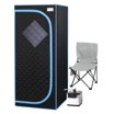 "KUUFER Large 77""H Full Body Indoor Sauna, Gothic Roof, Far Infrared ...