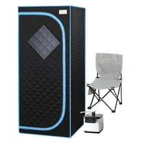 "KUUFER Large 77""H Full Body Indoor Sauna, Gothic Roof, Far Infrared ...