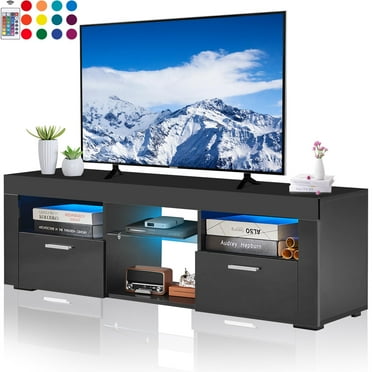 Inval 4-Shelf Corner TV Stand for TVs up to 60”, Washed Oak - Walmart.com