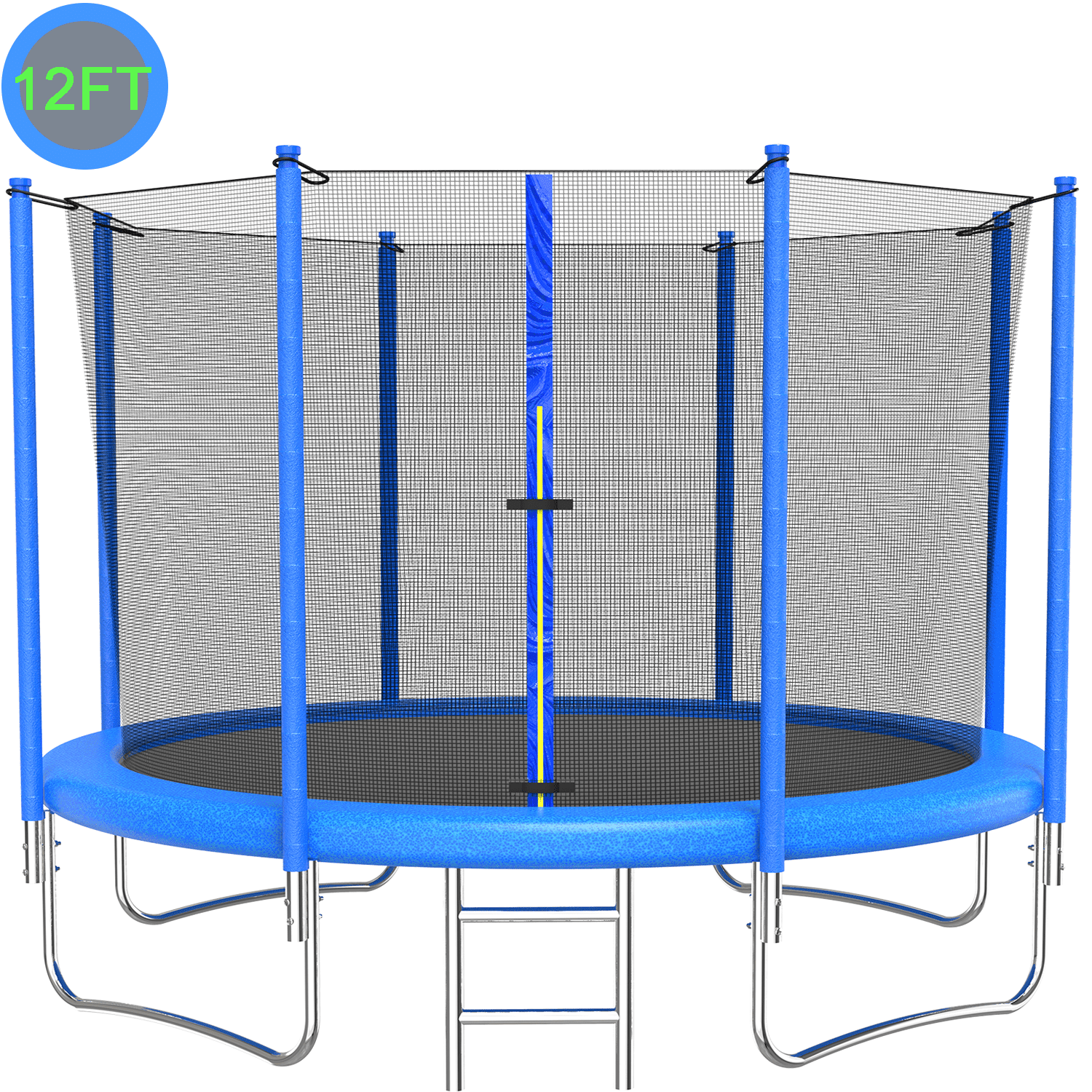 Seizeen Trampoline for Kids Adults, 12FT Outdoor Trampoline with ...