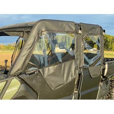 SuperATV Polaris RZR XP Primal Soft Cab Enclosure Upper Doors Includes ...