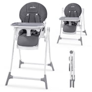 Dream On Me Portable 2-In-1 Table Talk High Chair, Gray - Walmart.com