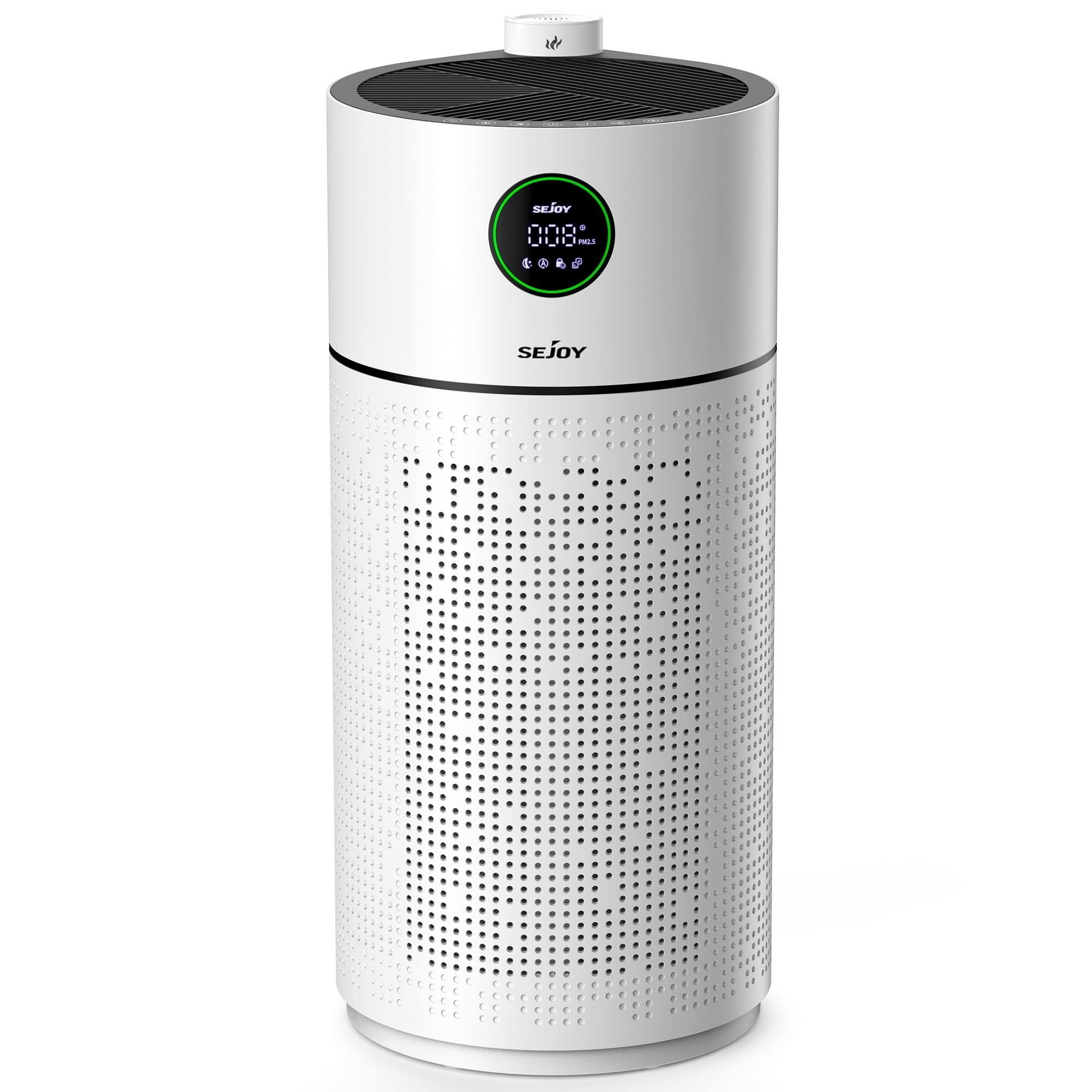 Sejoy Air Purifiers with H14 HEPA Filter, Covers Up to 3200 Sq.ft, 22db ...