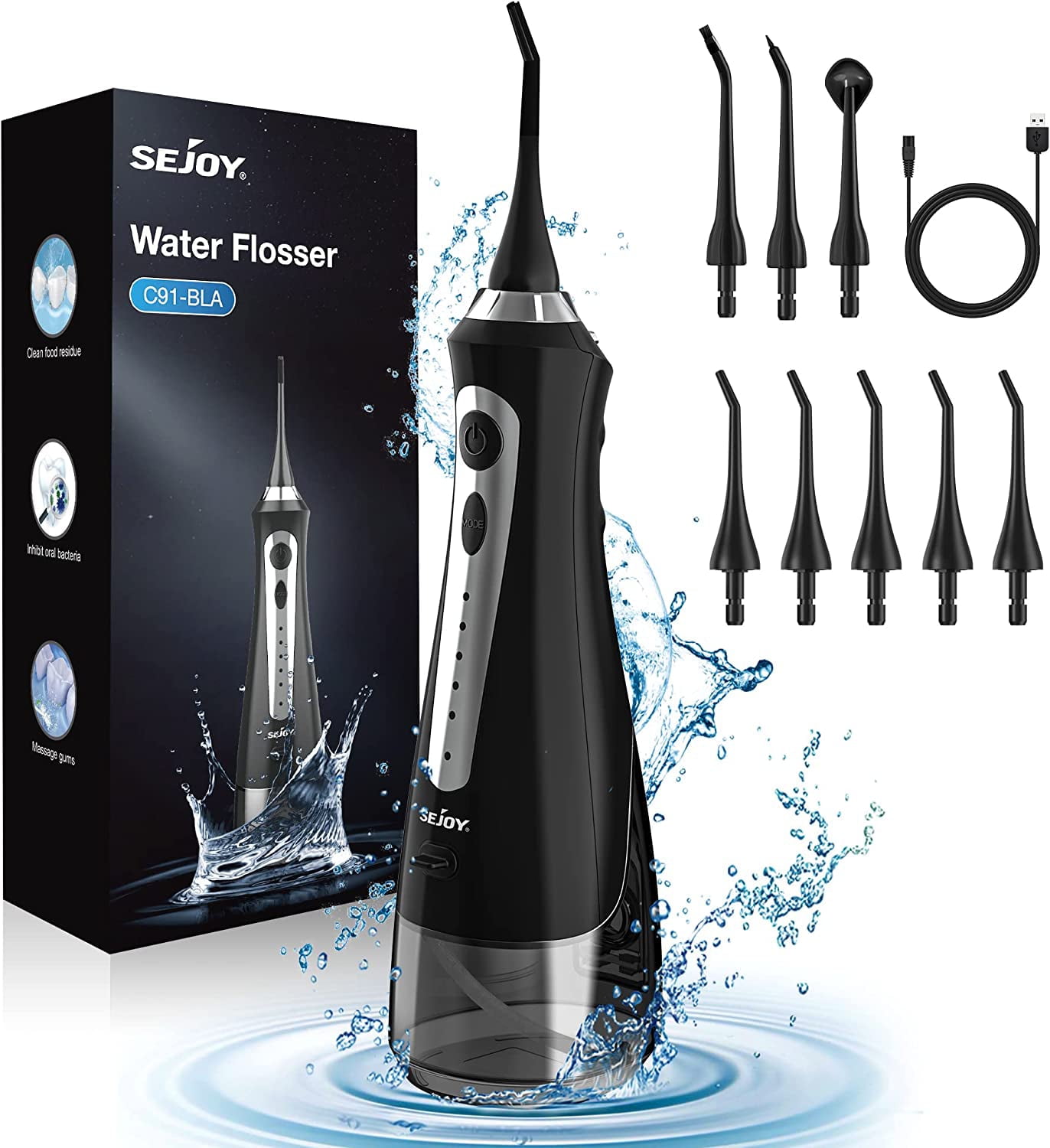 Sejoy Cordless Water Flosser, Dental Oral Irrigator, Nepal | Ubuy