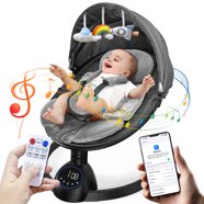 Monbebe 5-Mode Baby Swing with Bluetooth, Castle Point - Walmart.com