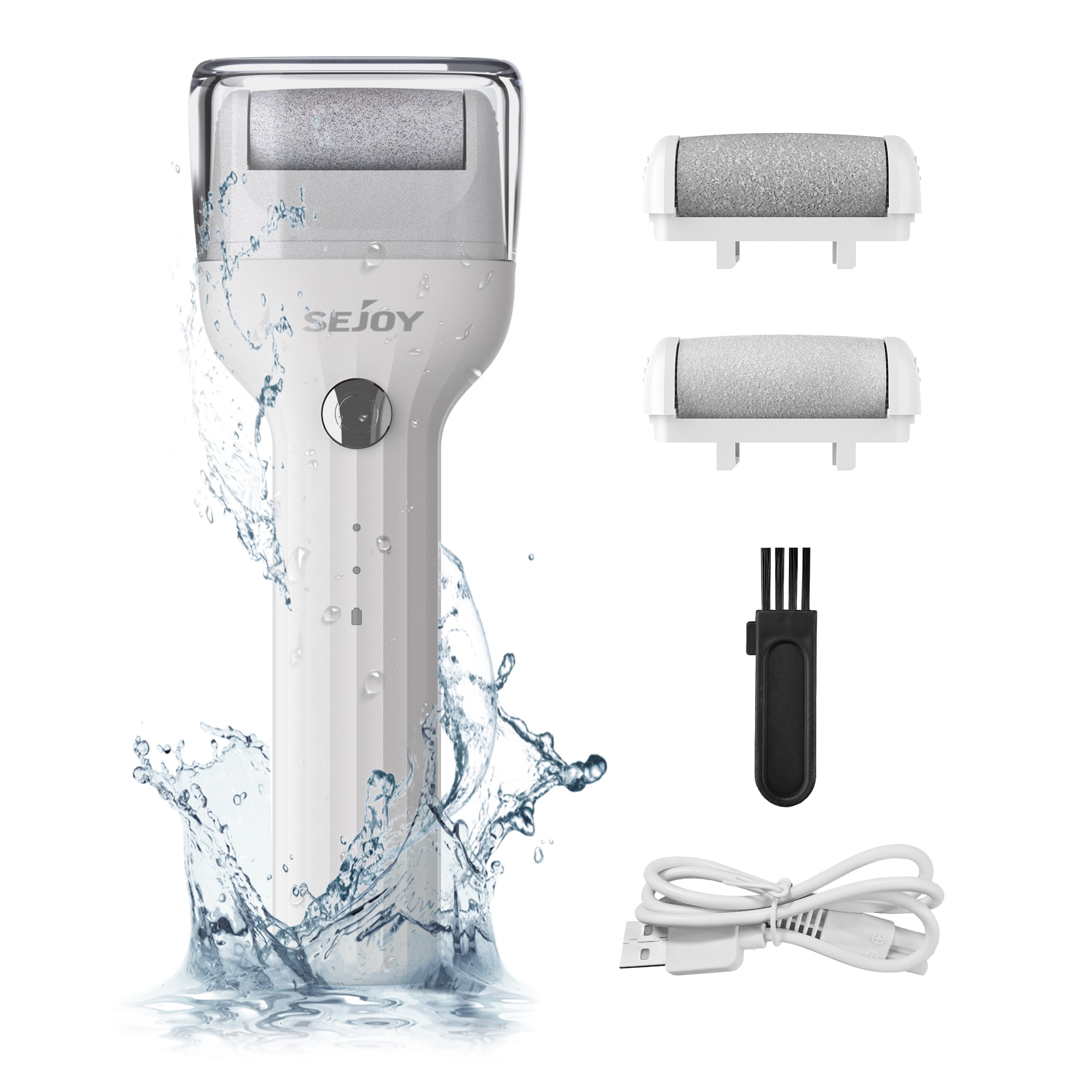 Sejoy Rechargeable Electric Callus Remover, Pedicure Tool with 3 ...