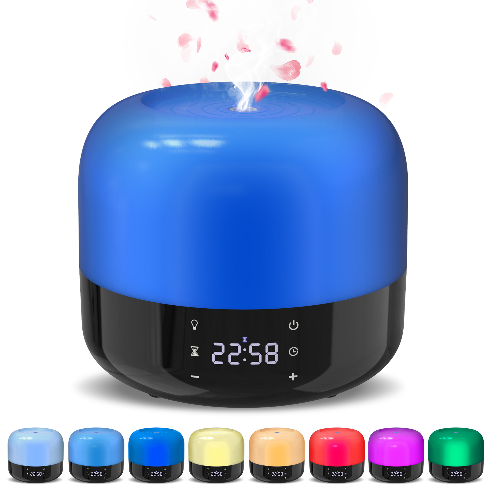 300ml Small Essential Oil Diffuser, Ultrasonic Aroma Humidifier with ...