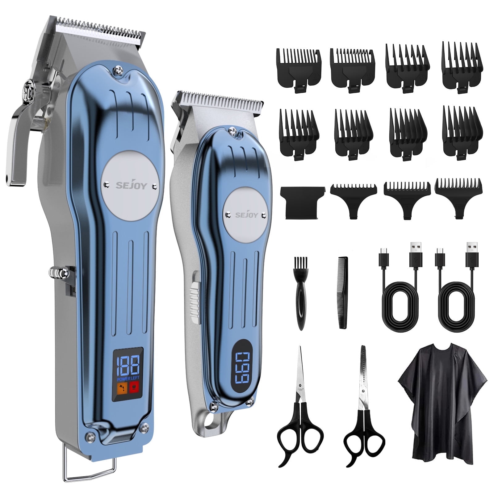 Sejoy Hair Clippers for Men Professional, Cordless Clippers for Hair ...